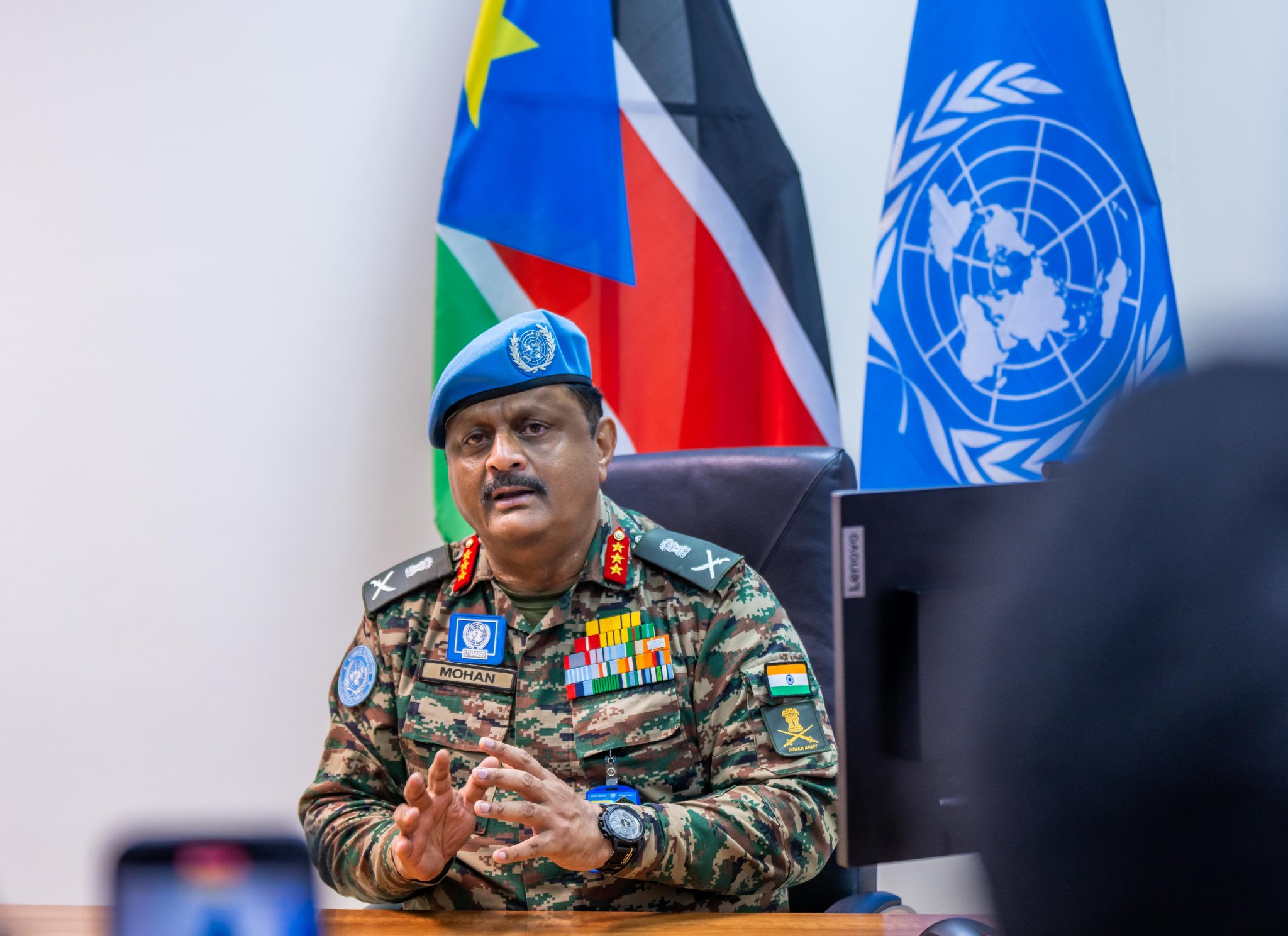Sudani y’Epfo: Lt Gen Mohan uyobora ubutumwa bwa Loni yasobanuye ...