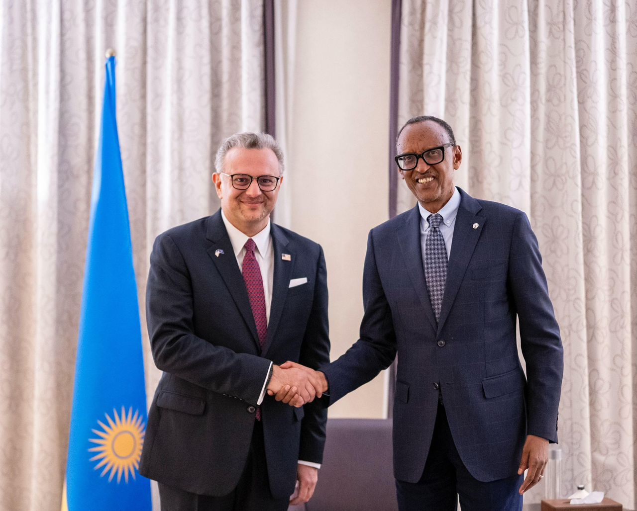 Perezida Kagame yaganiriye na Massad Boulos ku mutekano w'Akarere