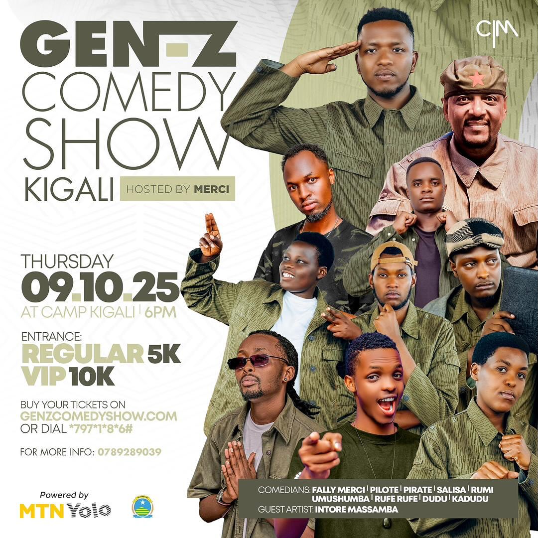 Ubutore n’Amavubi byahurijwe muri Gen-Z Comedy Show