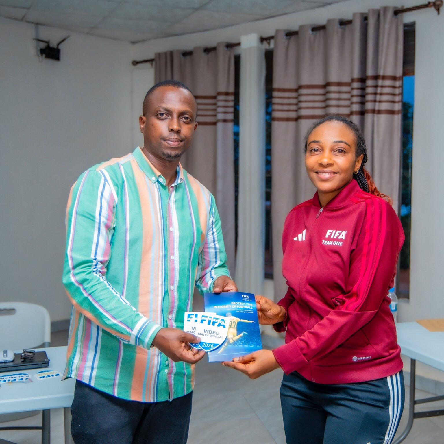 Rwandan referees earn FIFA badges to officiate at international matches